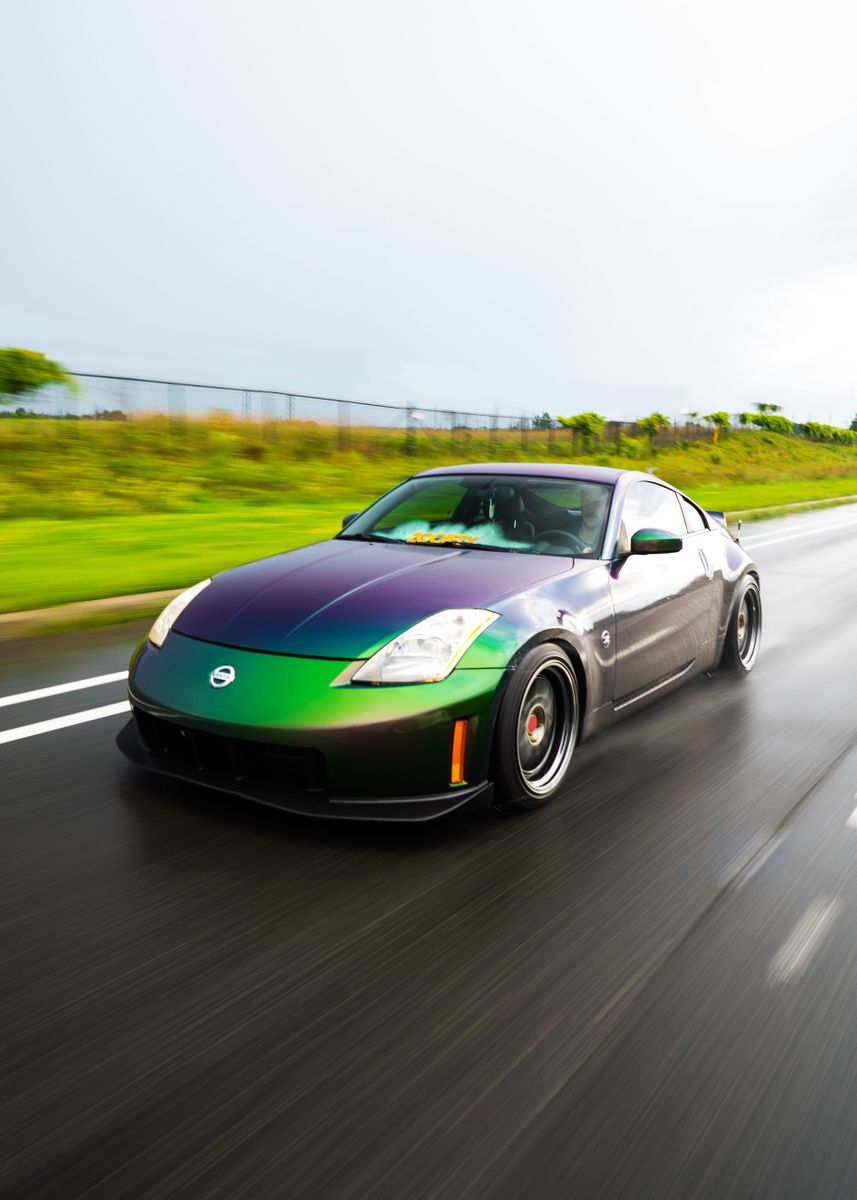 'Costume paint Nissan Z' Poster, picture, metal print, paint by Aiden ...