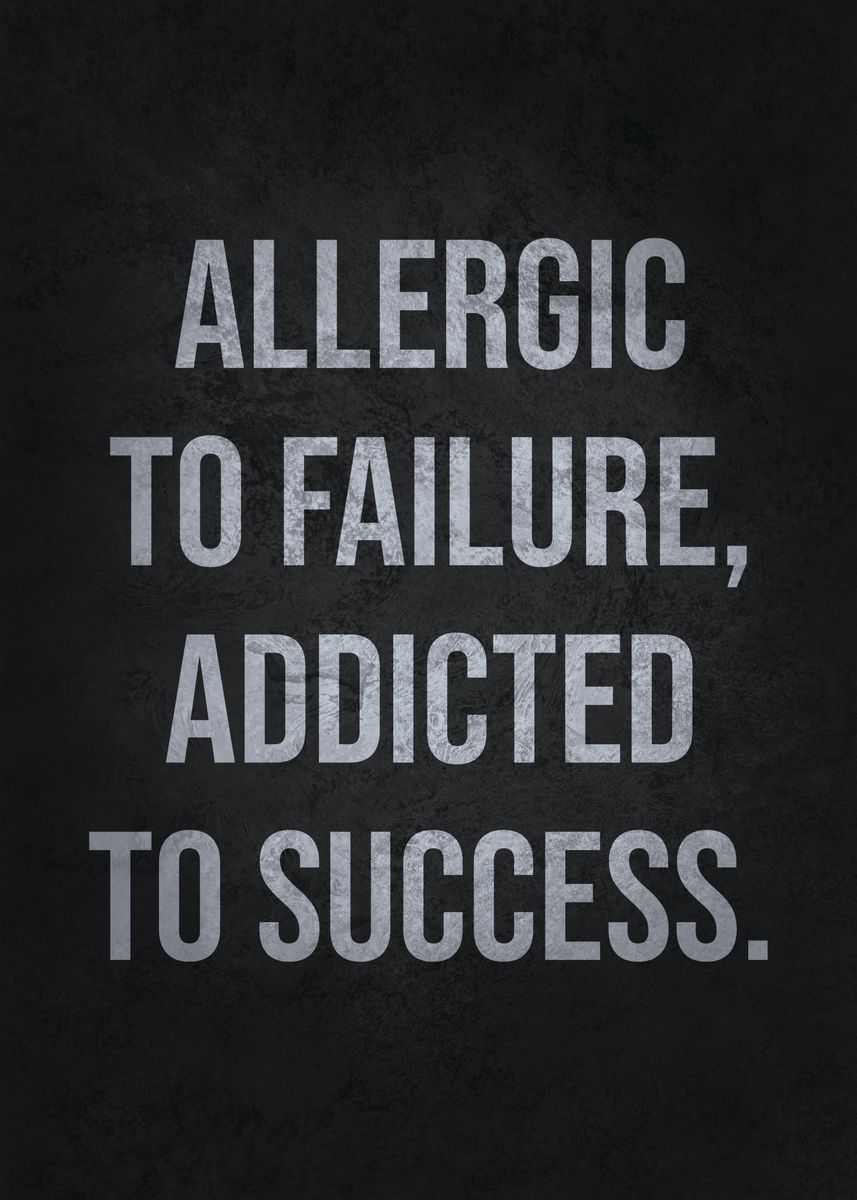 'Addicted To Success' Poster by CHAN | Displate