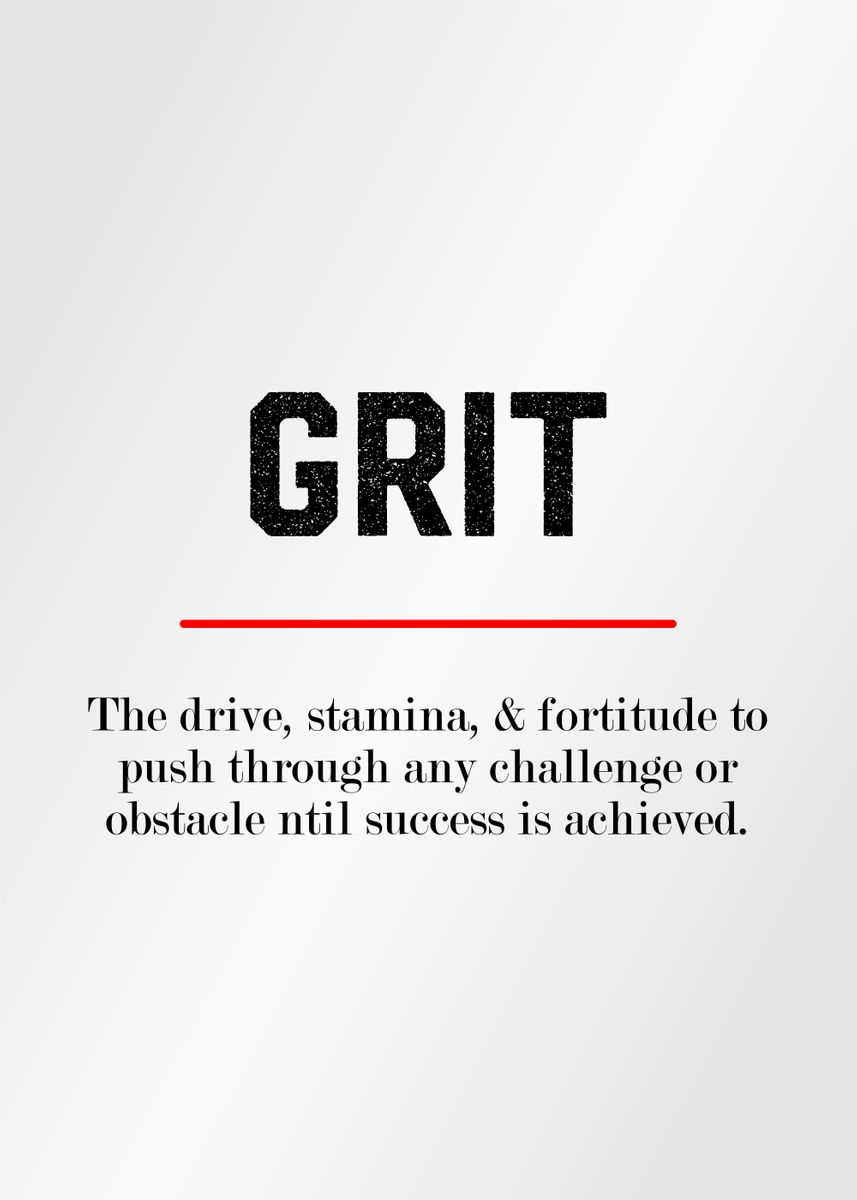 'grit' Poster by Top Collection Posters | Displate