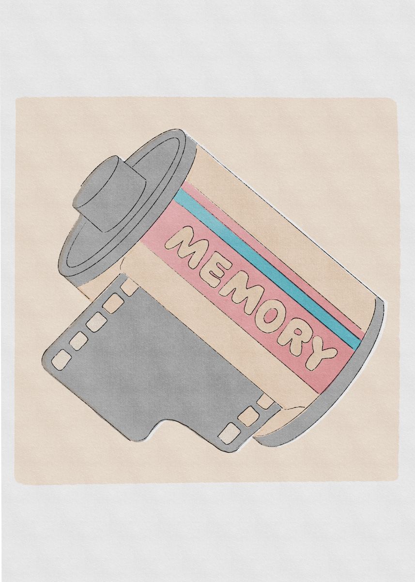 'Camera roll ' Poster, picture, metal print, paint by Irina Bogdanova ...