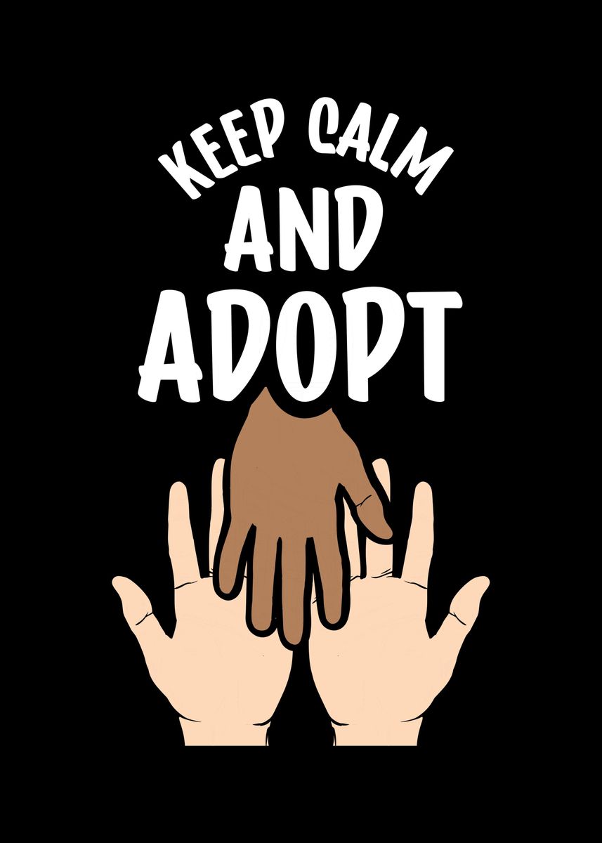 'Adoption Adopted Child' Poster, picture, metal print, paint by ...