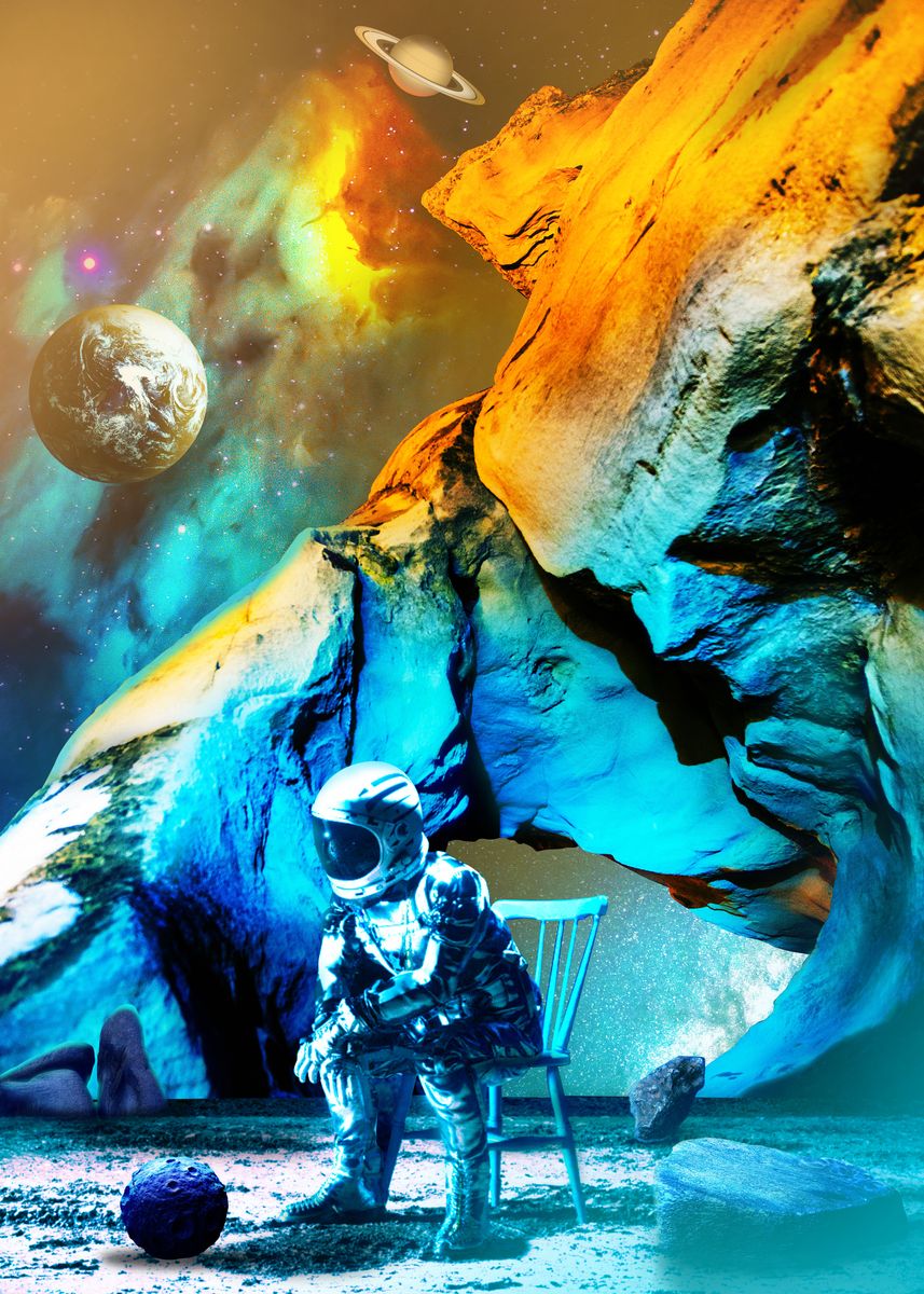 'Astronaut ' Poster by San Illustrator | Displate