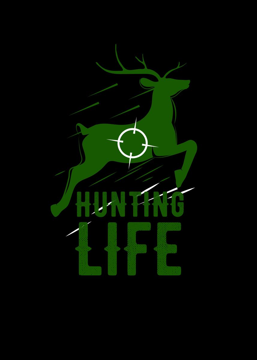 'Hunting Life Hunter Scope' Poster by ZS C O M M E R C E | Displate