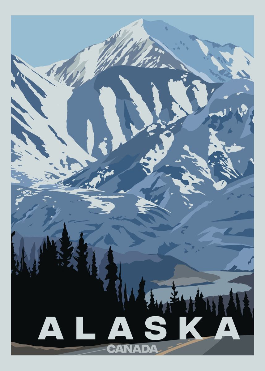 'Canada Poster' Poster, picture, metal print, paint by Agus Nitsuga ...