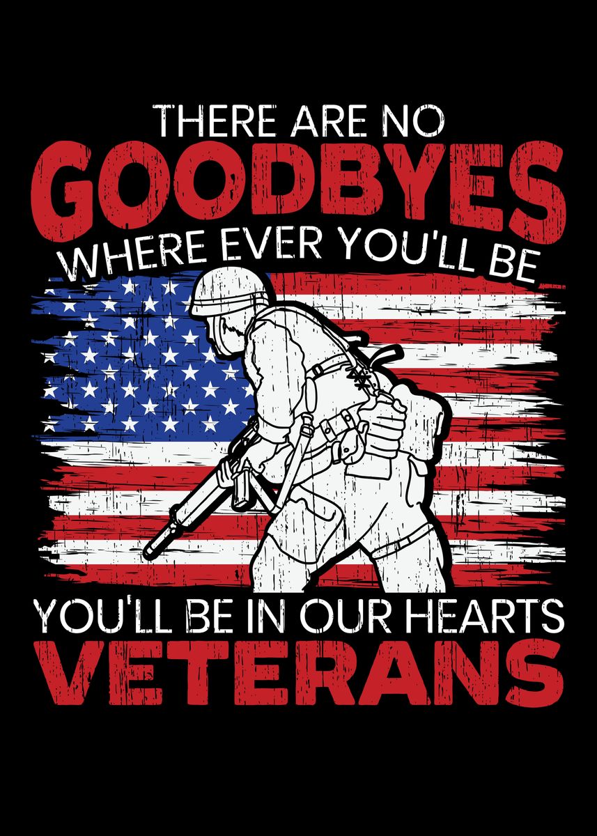 'There Are No Goodbyes' Poster, picture, metal print, paint by NAO ...