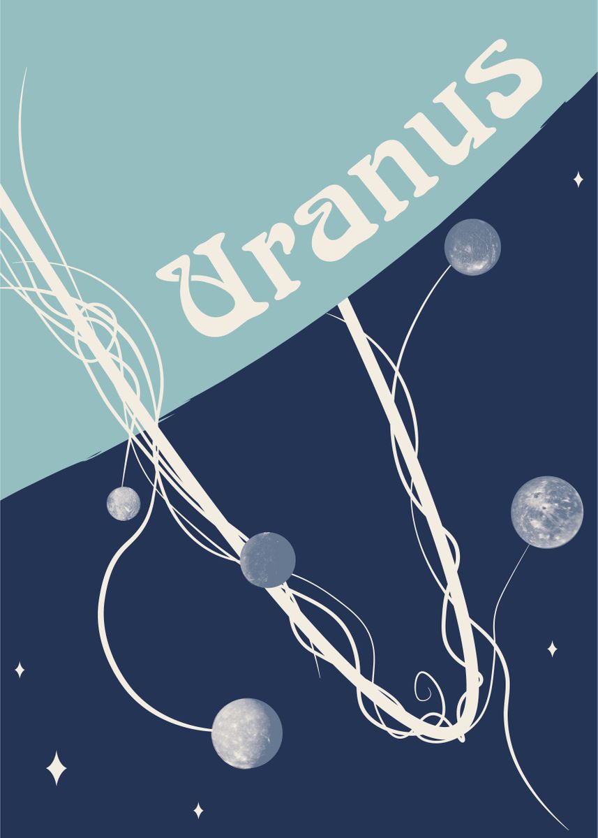 'Uranus' Poster by Bradley Brister | Displate