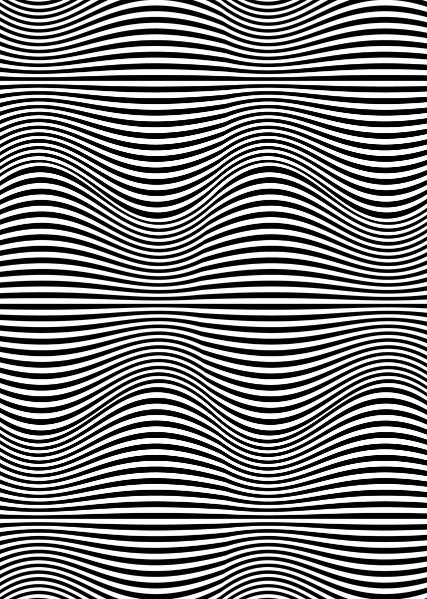 'Optical Pattern 23' Poster by Aloke Design | Displate