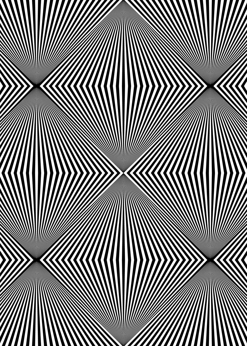 'Optical Pattern 16' Poster by Aloke Design | Displate