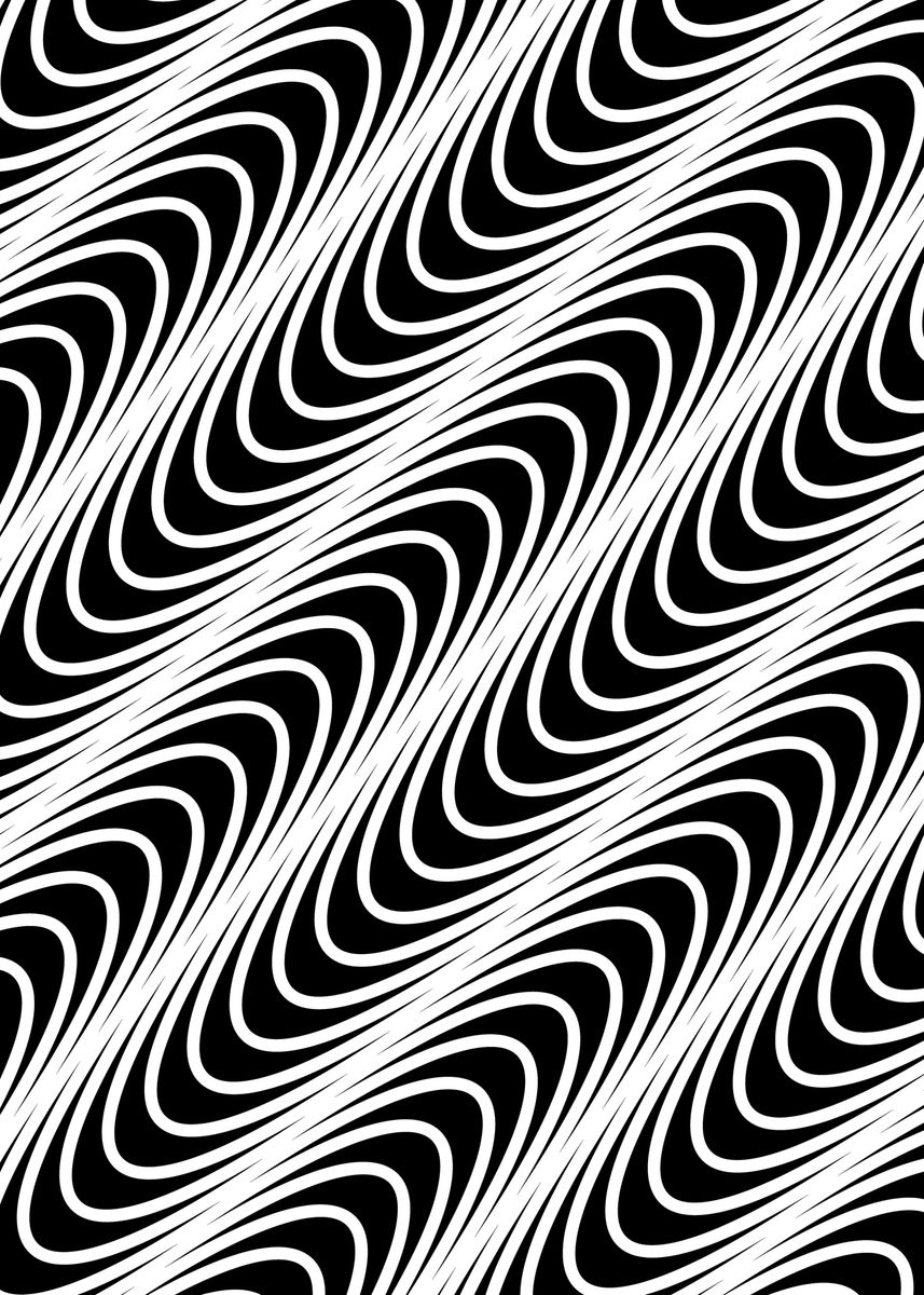 'Optical Pattern 09' Poster by Aloke Design | Displate