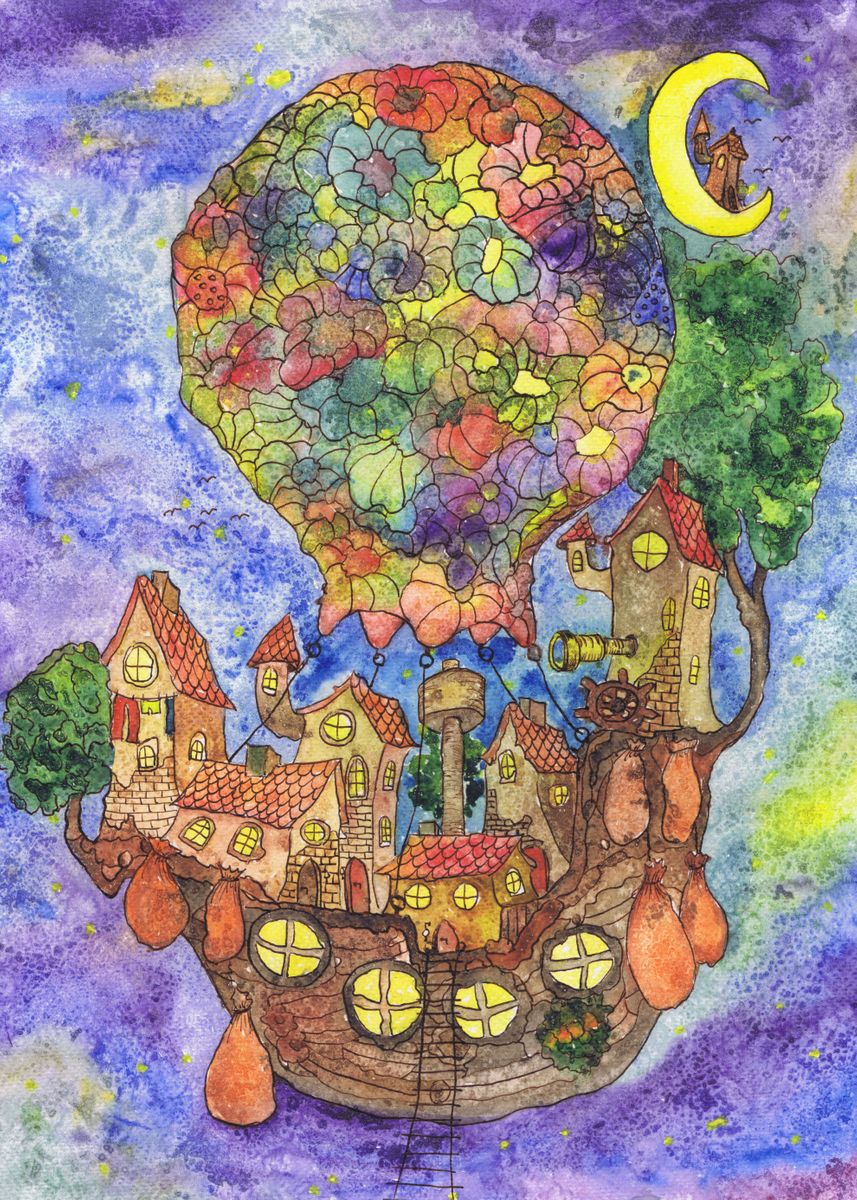 'Happy ship' Poster by Karina J | Displate