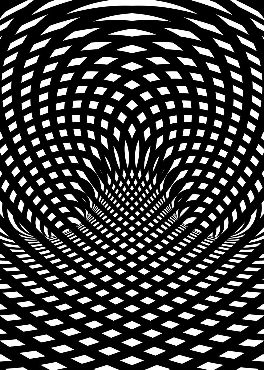 'Optical Pattern 12' Poster by Aloke Design | Displate