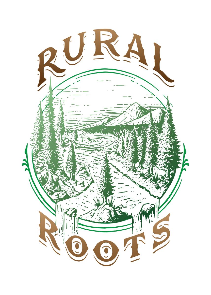 'Country Roots' Poster, picture, metal print, paint by TerpeneTom ...