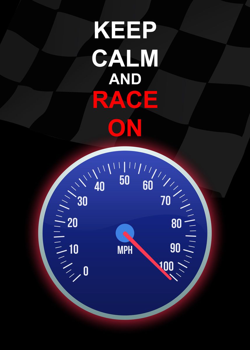 'Car Racing Wall Art Decor' Poster by Decoratier Qwerdenker | Displate