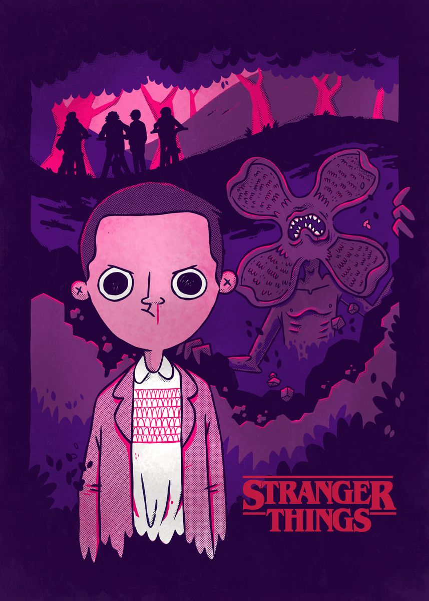 'Stranger Things Bikes' Poster, picture, metal print, paint by Stranger ...