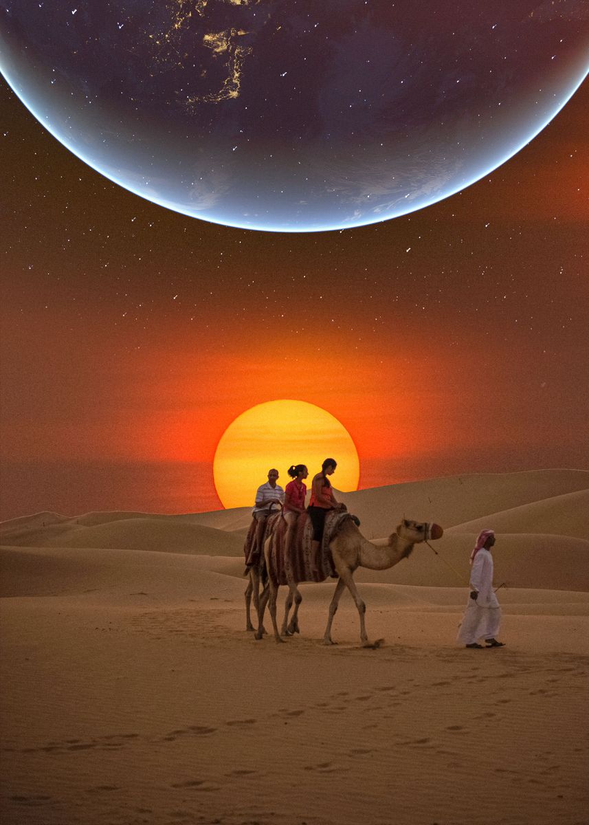 'Dusk' Poster, picture, metal print, paint by Jaymorales | Displate