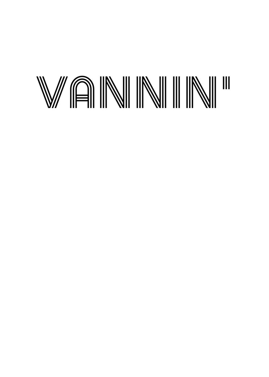 'Vannin Vanlife' Poster by Francois Ringuette | Displate