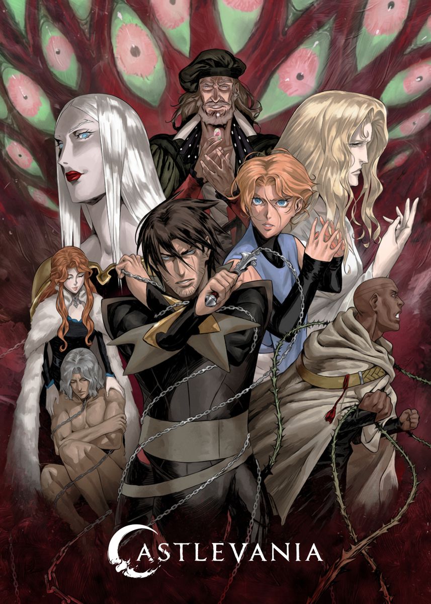 'Alucard Carmilla Sypha' Poster, picture, metal print, paint by ...