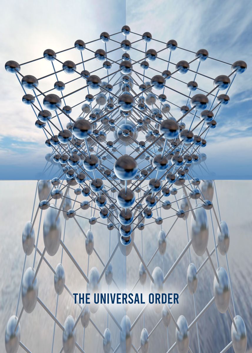 'N872 THE UNIVERSAL ORDER' Poster, picture, metal print, paint by ...