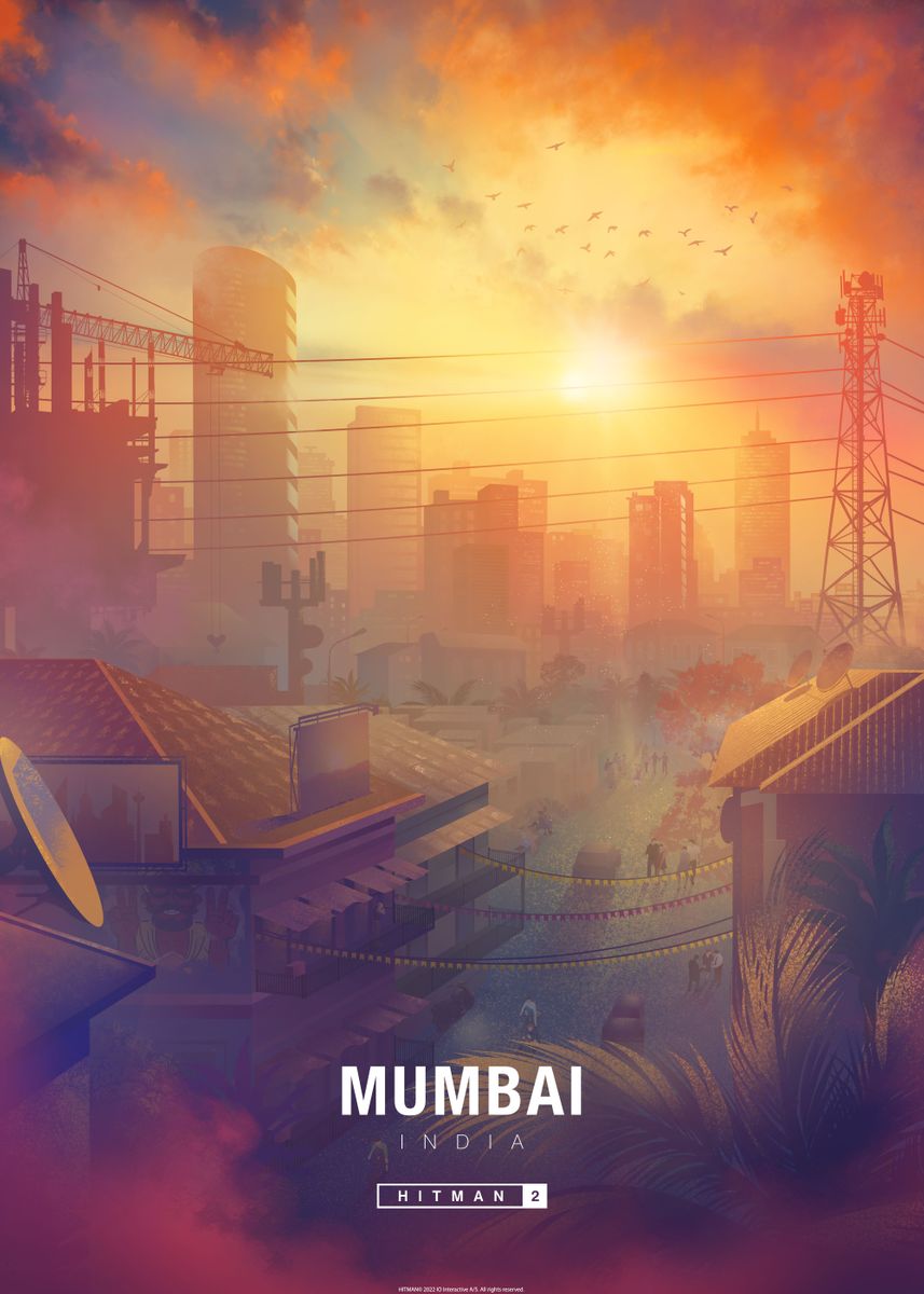 'Mumbai' Poster, picture, metal print, paint by Hitman | Displate