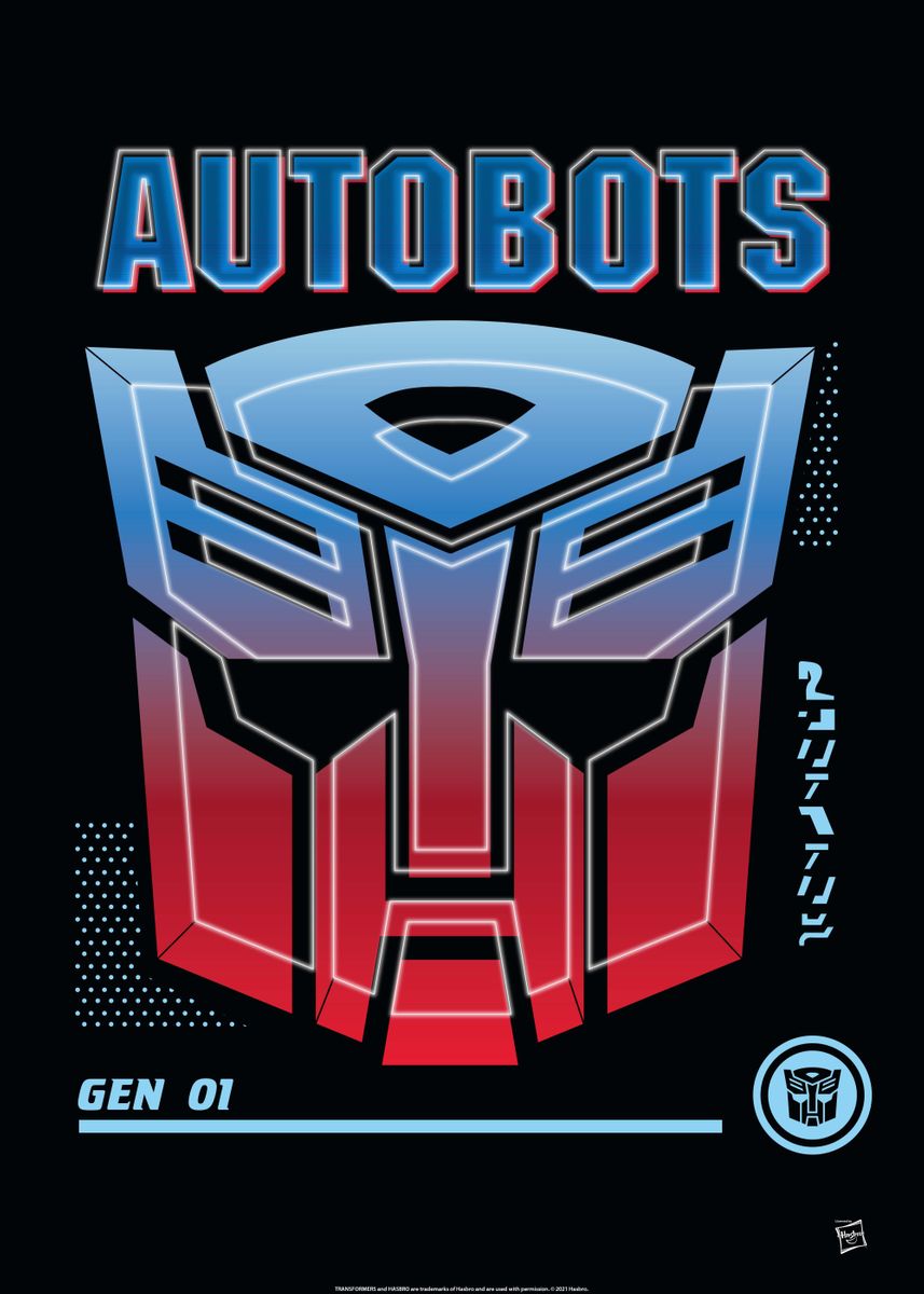'Autobots Gen 01' Poster, picture, metal print, paint by Transformers ...