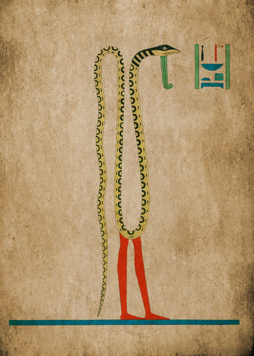 'Egyptian Kneph ' Poster by XandYart | Displate