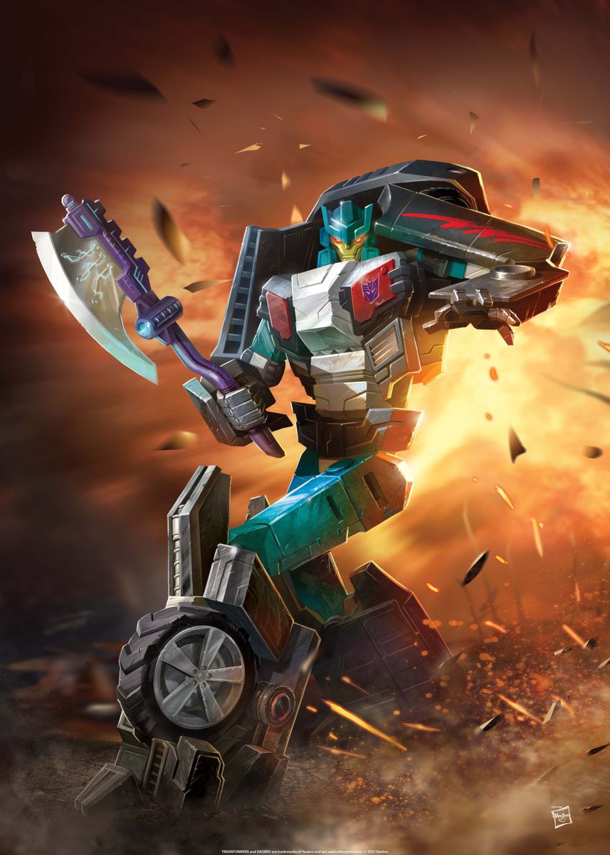 'Ruckus' Poster, picture, metal print, paint by Transformers | Displate