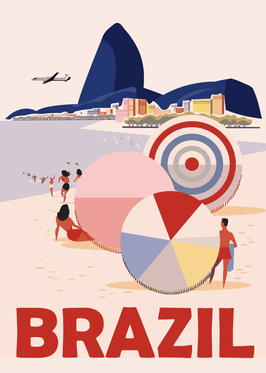 'Brazil' Poster by Long Shot | Displate