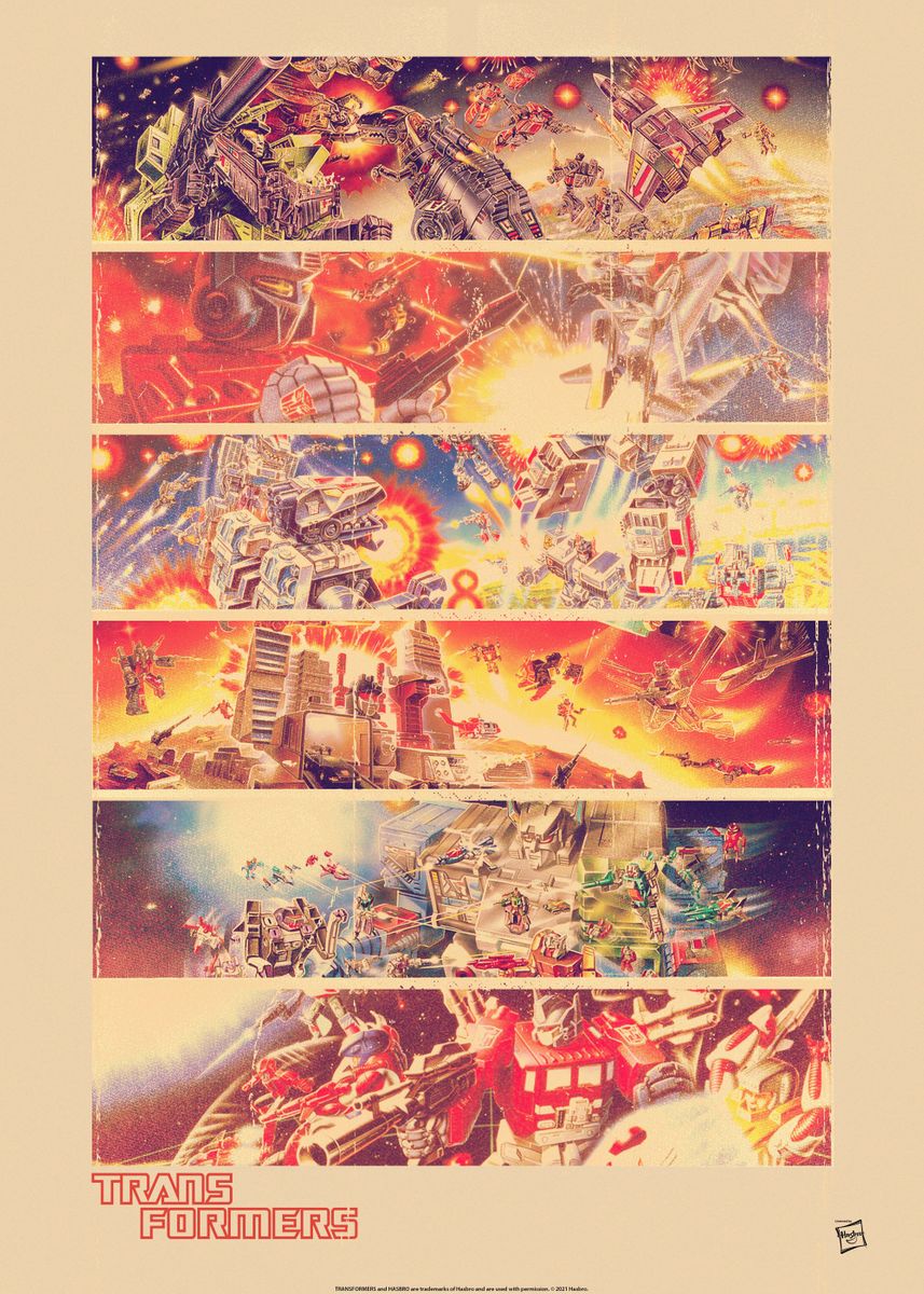 'Transformers Artwork' Poster, picture, metal print, paint by ...