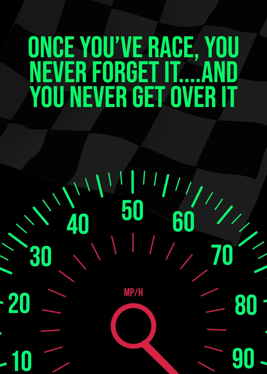 'Car Racing Wall Art Decor' Poster by Decoratier Qwerdenker | Displate