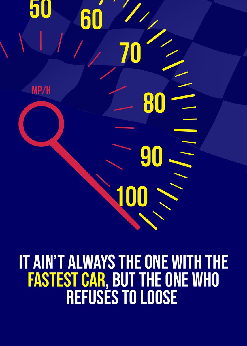 'Car Racing Wall Art Decor' Poster by Decoratier Qwerdenker | Displate