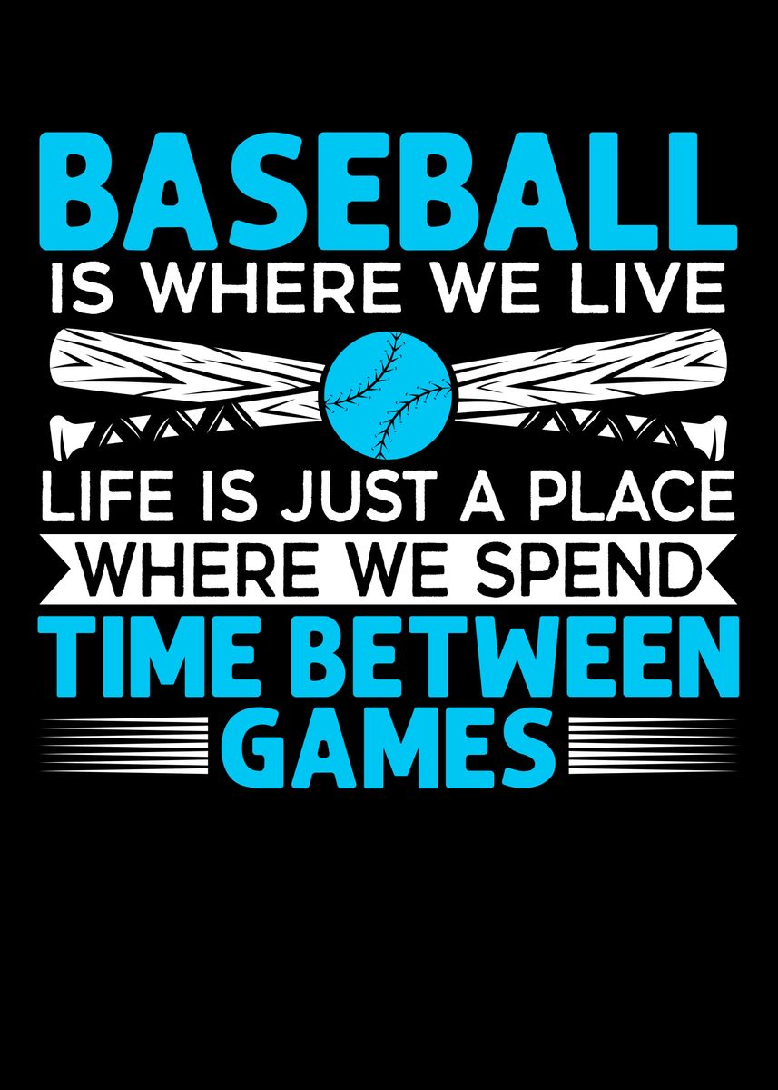 'Baseball Player ' Poster by NAO | Displate