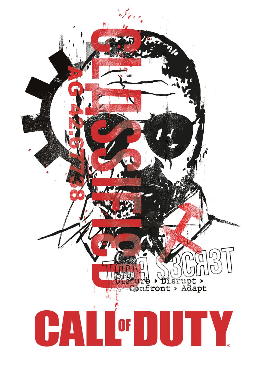 'Classified' Poster, picture, metal print, paint by Call of Duty | Displate