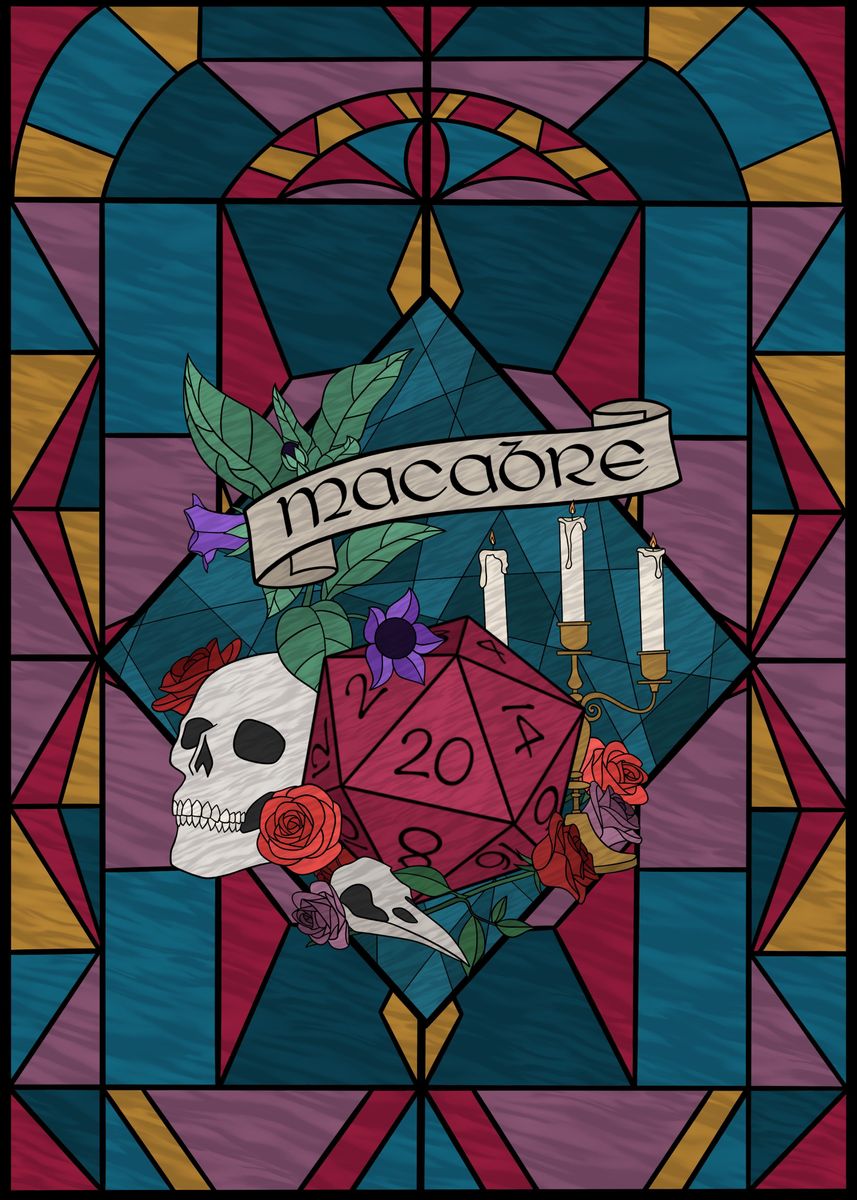 'Macabre' Poster, picture, metal print, paint by Cason Rome | Displate