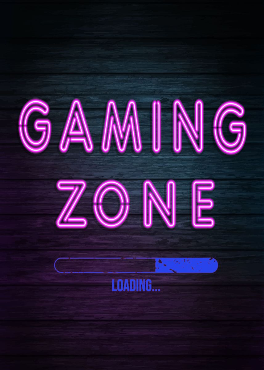 'gaming zone' Poster by Anime | Displate