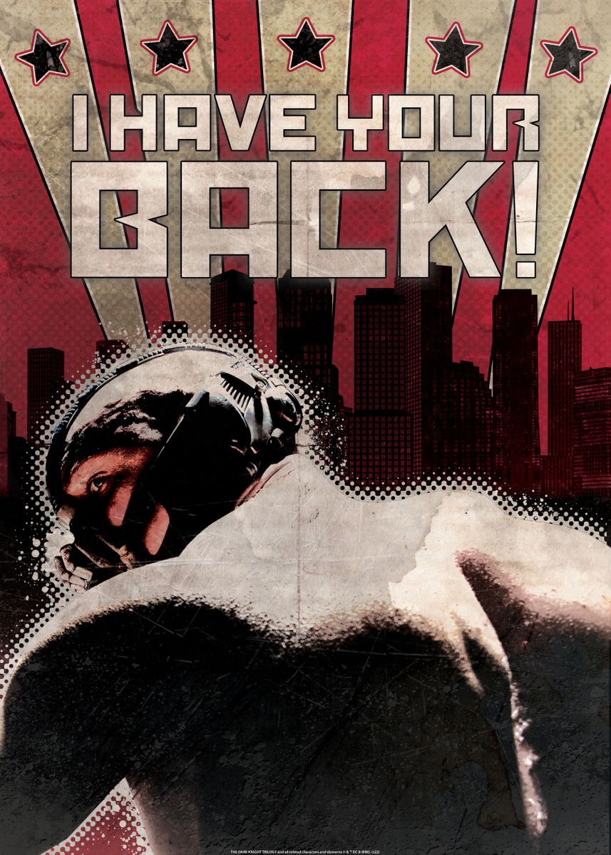 'I have your back!' Poster by DC Comics | Displate