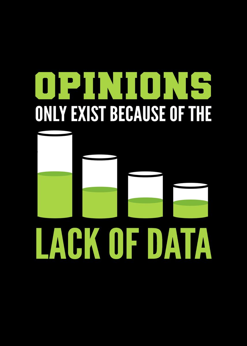 'Data Science Big Data' Poster, picture, metal print, paint by Fabian ...