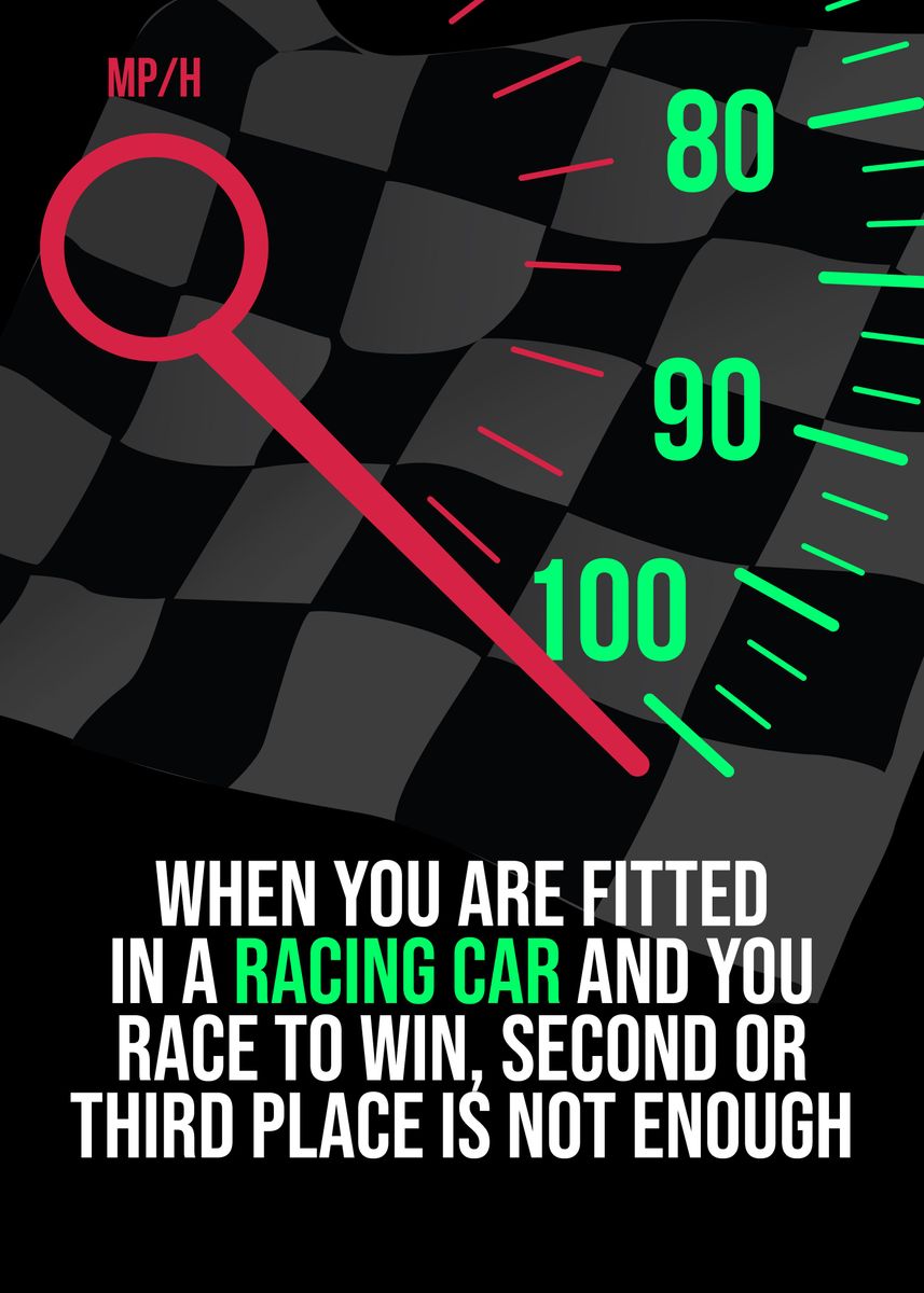 'Car Racing Wall Art Decor' Poster, picture, metal print, paint by ...