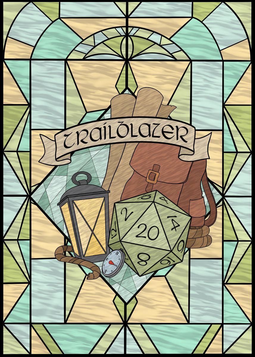 'Trailblazer' Poster, picture, metal print, paint by Cason Rome | Displate