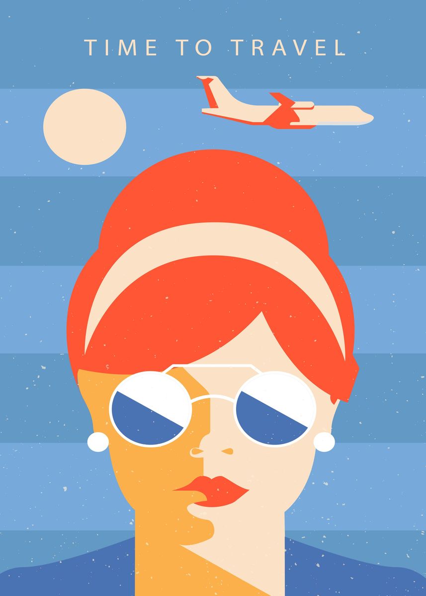 'vintage travel posters' Poster, picture, metal print, paint by Lardis ...