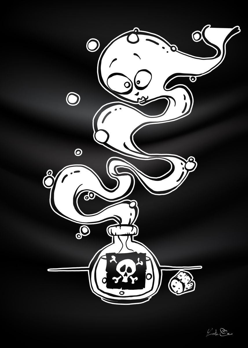 'Creepy Girls poison' Poster, picture, metal print, paint by LouteCrea ...