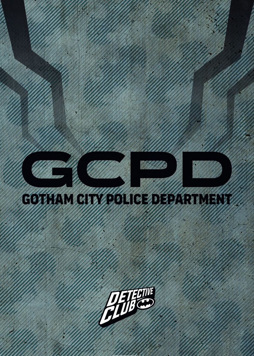 'Gotham City Police Department' Poster by DC Comics | Displate