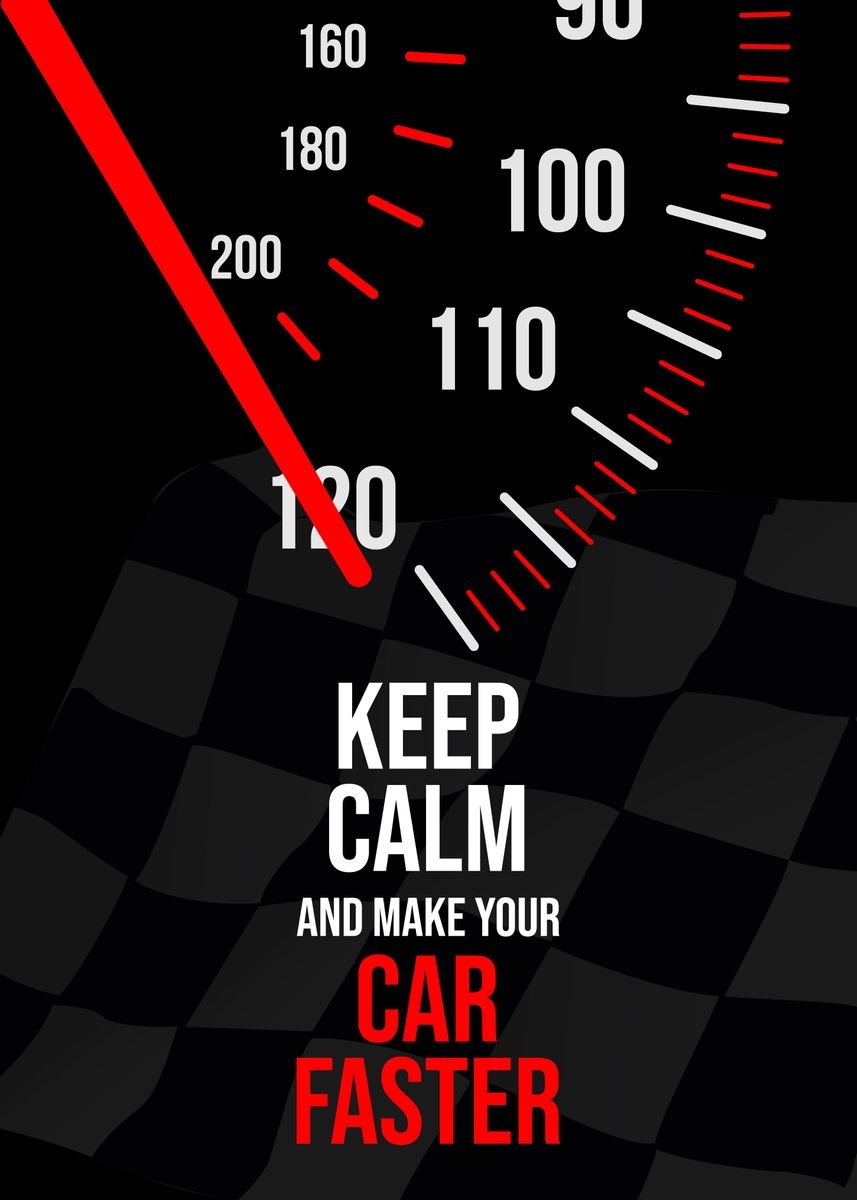 'Car Racing Wall Art Decor' Poster by Decoratier Qwerdenker | Displate