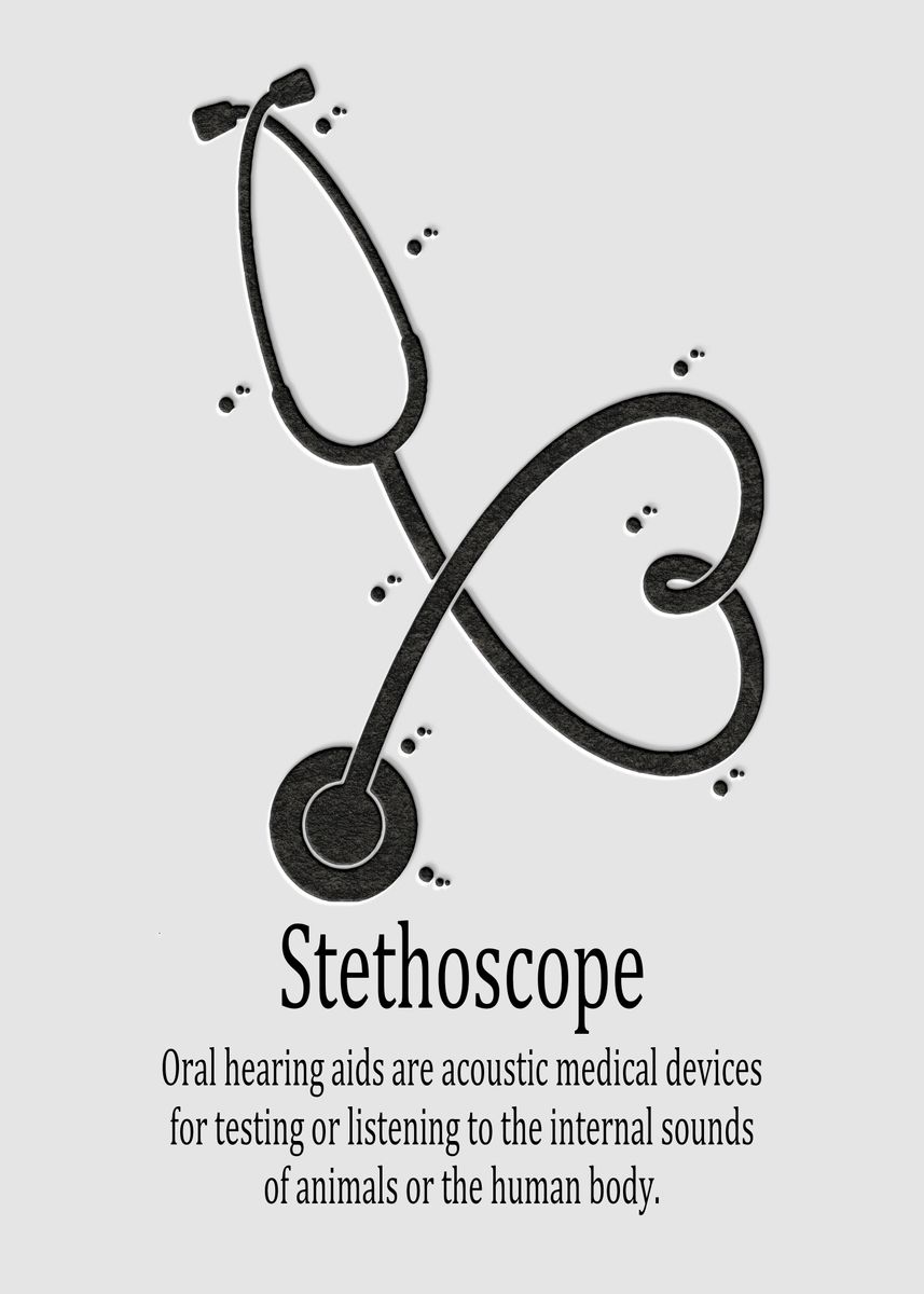 'Stethoscope ' Poster, picture, metal print, paint by Clayborne Frank ...