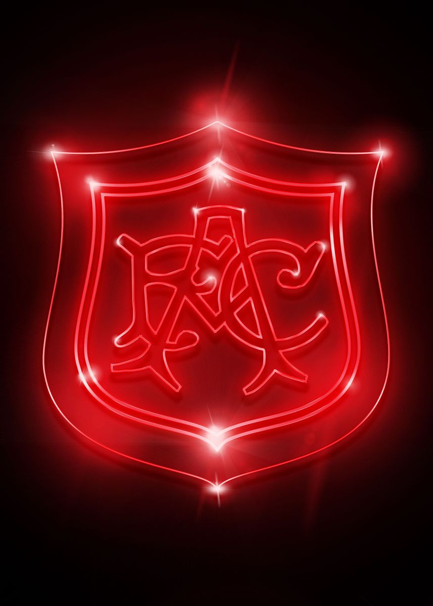 'Arsenal 1927 Crest Neon' Poster, picture, metal print, paint by ...