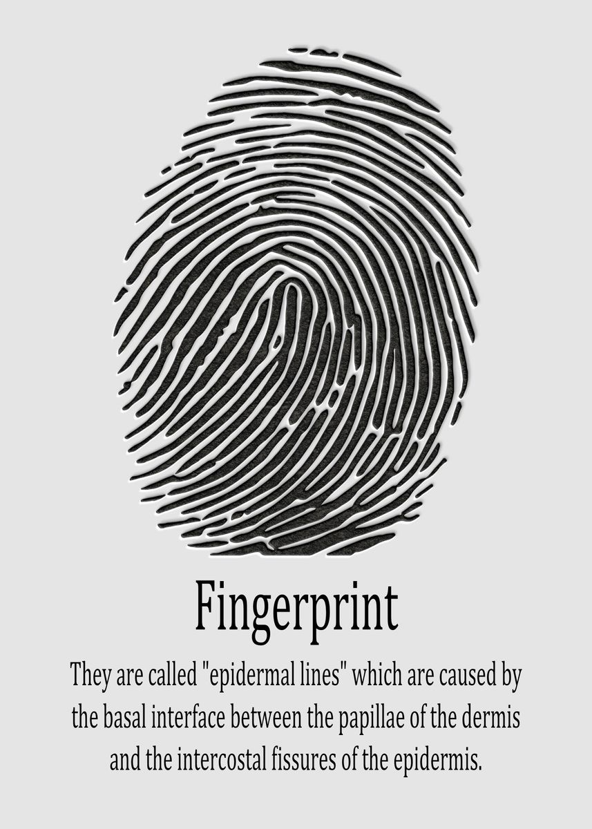 'Fingerprint' Poster by Clayborne Frank | Displate