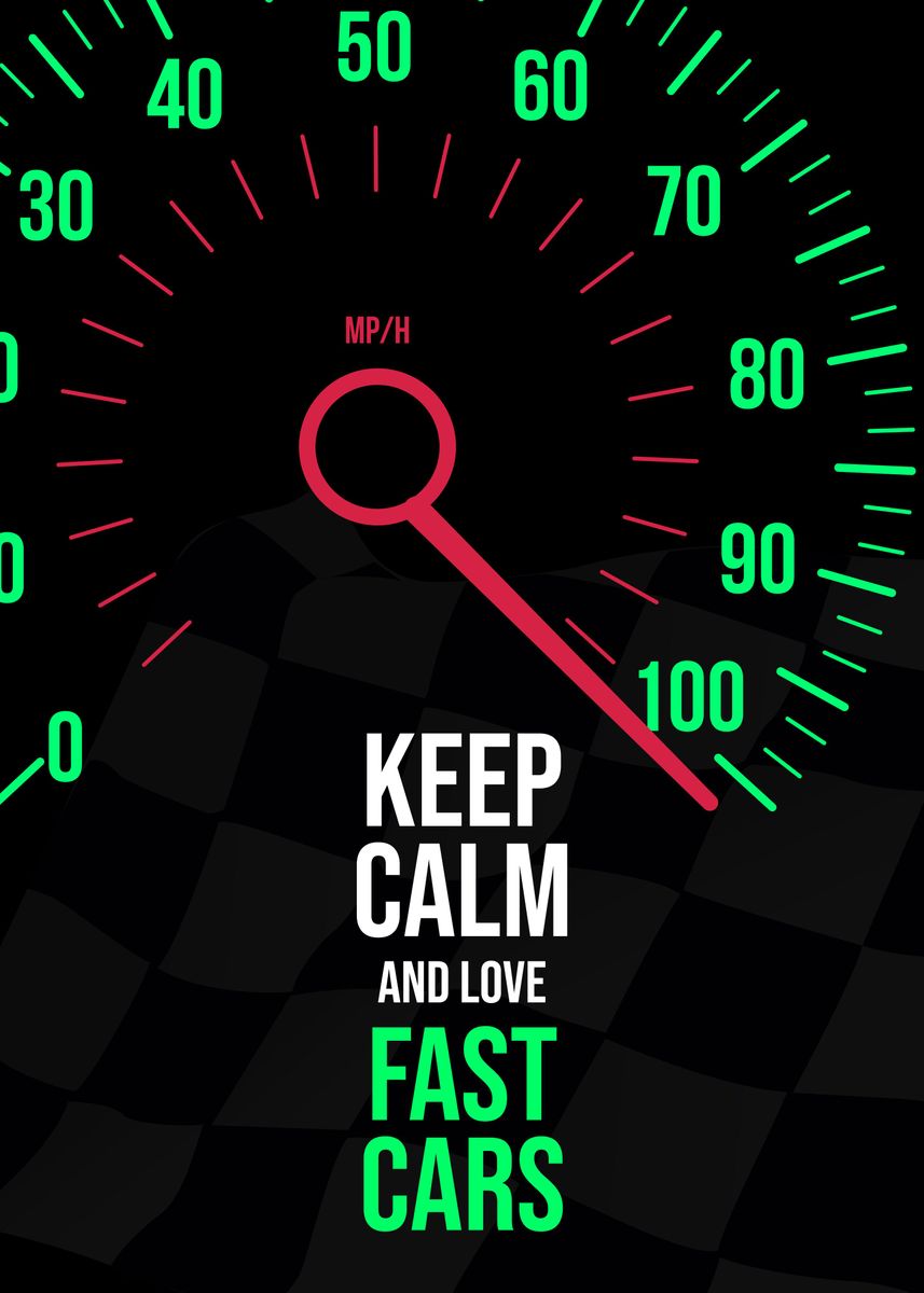 'Car Racing Wall Art Decor' Poster by Decoratier Qwerdenker | Displate