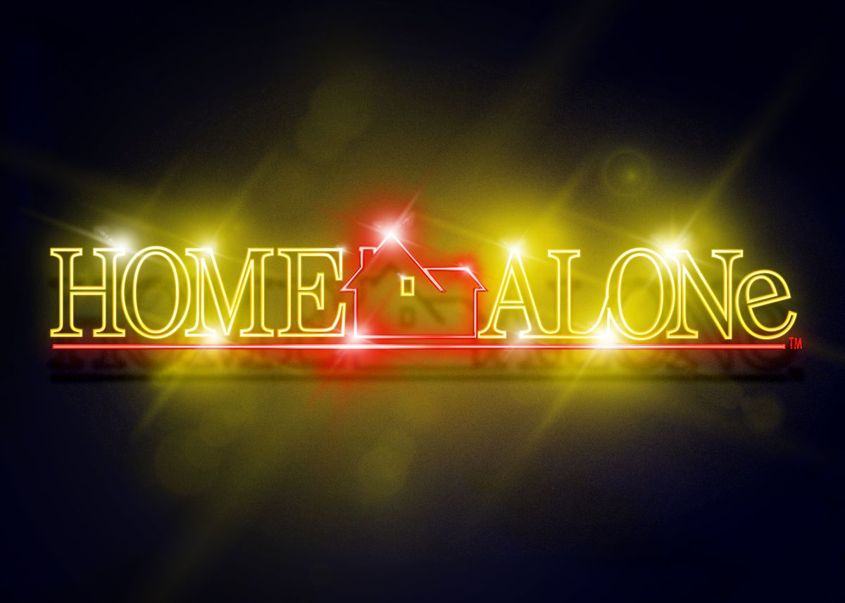 'Home Alone Neon' Poster by Home Alone | Displate