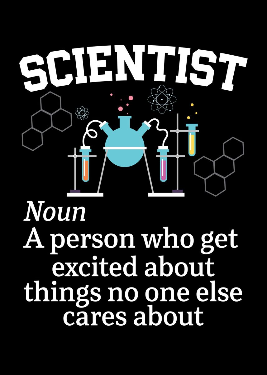 'Scientist Definition' Poster by NAO | Displate