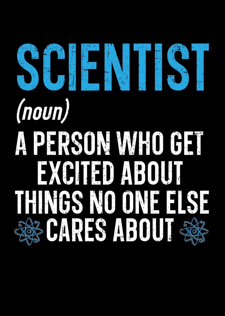 'Scientist Definition' Poster by NAO | Displate