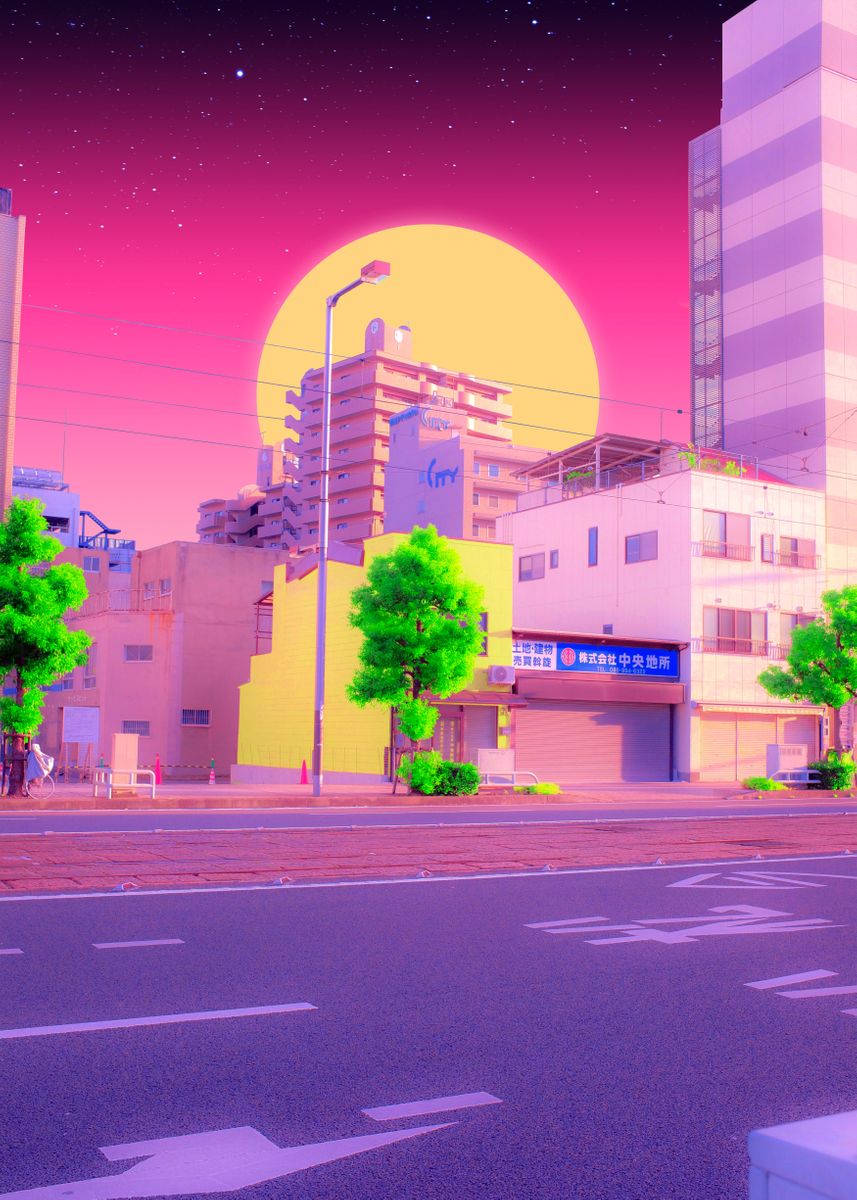 'Japan Magic Place' Poster, picture, metal print, paint by Funglazie ...